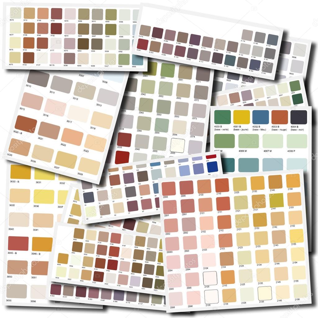 Color swatches collage — Stock Photo © franckito #65896697