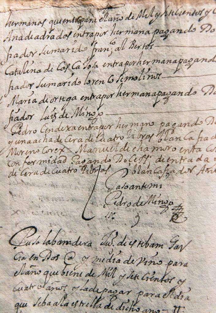 Old manuscript Stock Photo by ©franckito 65900671