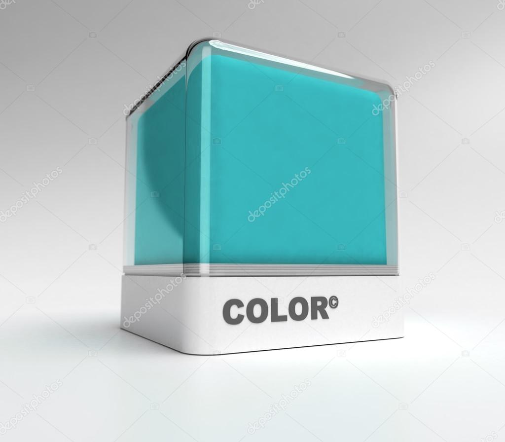Turquoise blue color block Stock Photo by ©franckito 65908873
