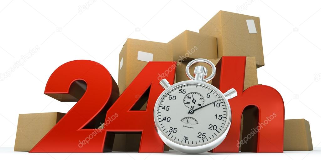 24 horas de entrega garantida fotos, imagens de © franckito #65908995