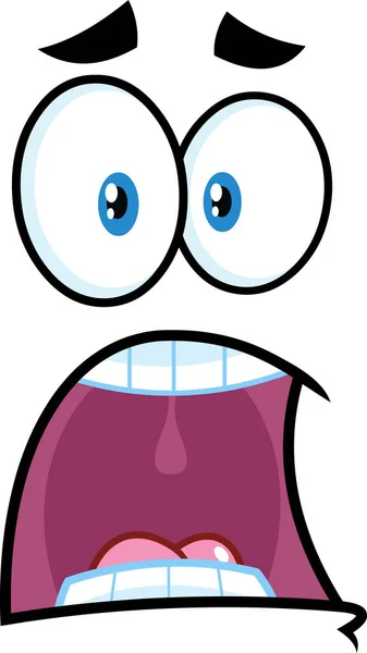 Vector Illustration Crying Cartoon Face Stock Vector by ©HitToon 465003618