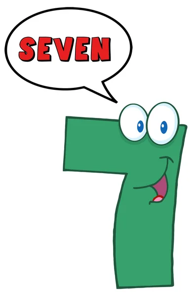 Number Two Character Saying Two — Stock Photo © HitToon #4727380