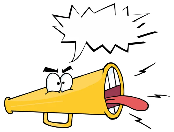 Outlined Angry Megaphone — Stock Photo © HitToon #4727713