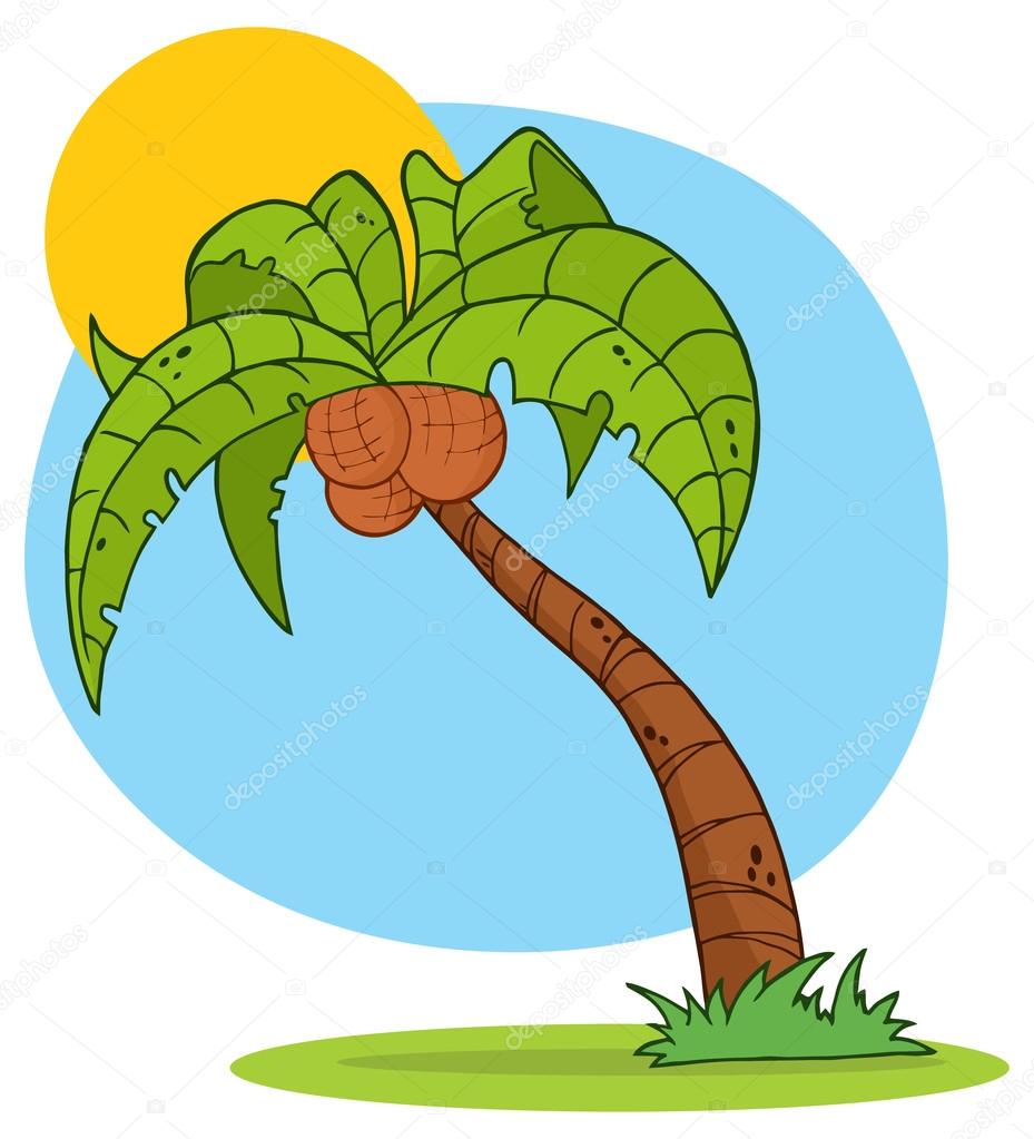 Cartoon Palm Three Stock Vector Image by ©HitToon #61065973