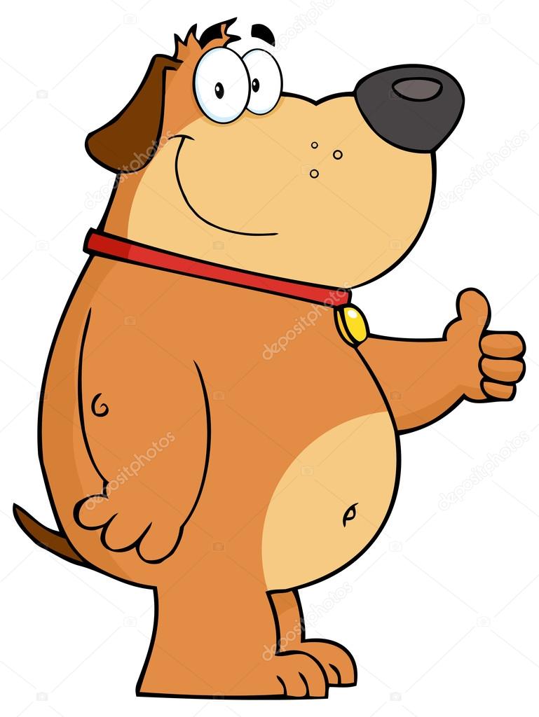 Smiling Fat Dog Stock Vector Image by ©HitToon #61066041
