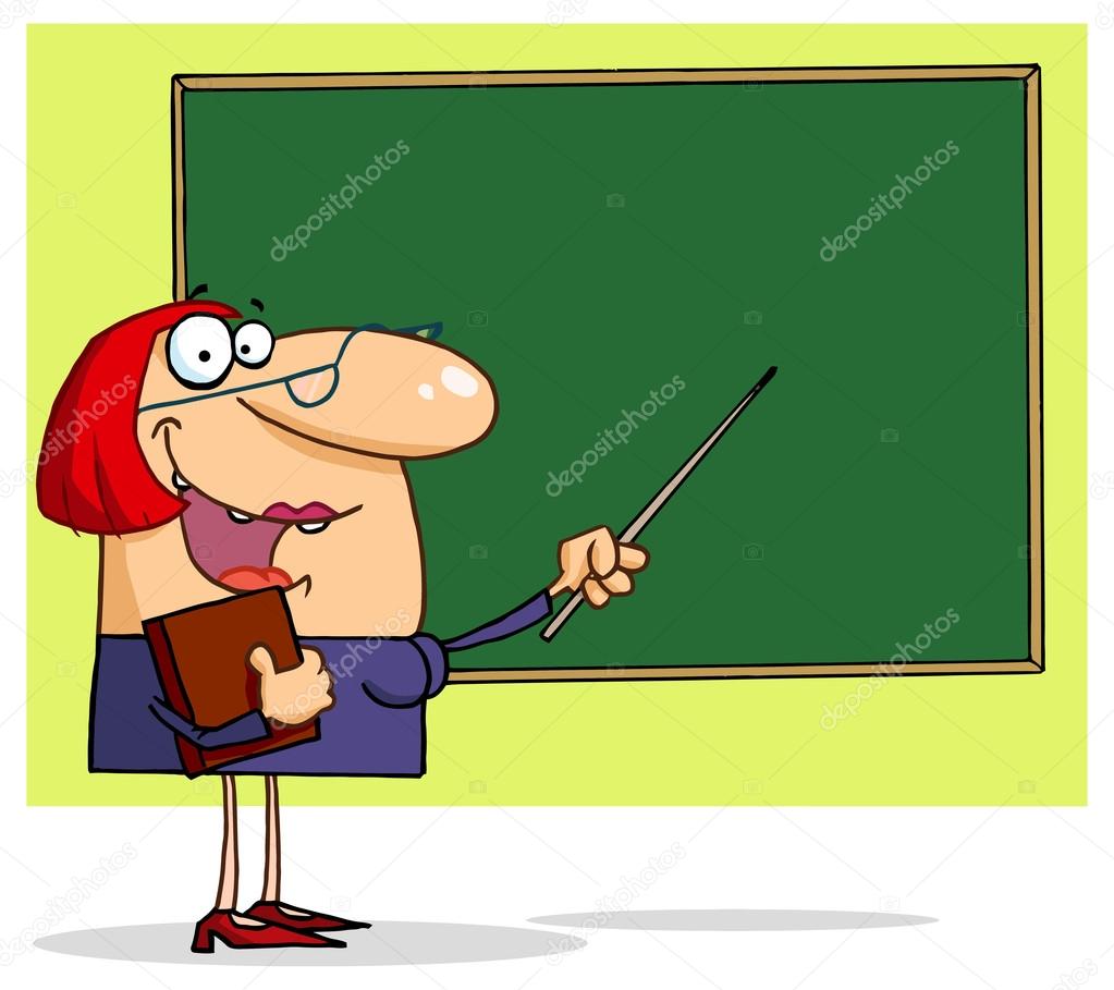 School Teacher Teaching Clipart Animated