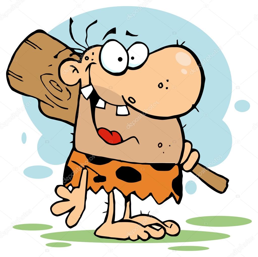 Caveman Cartoon Character
