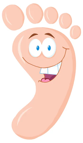 Cartoon happy smile foot Stock Vector Image by ©tigatelu #72456127