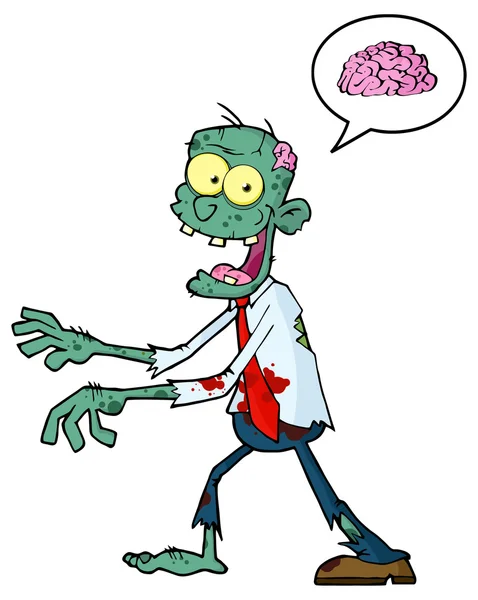 Cartoon Zombie Walking Stock Vector Image by ©HitToon #61069945