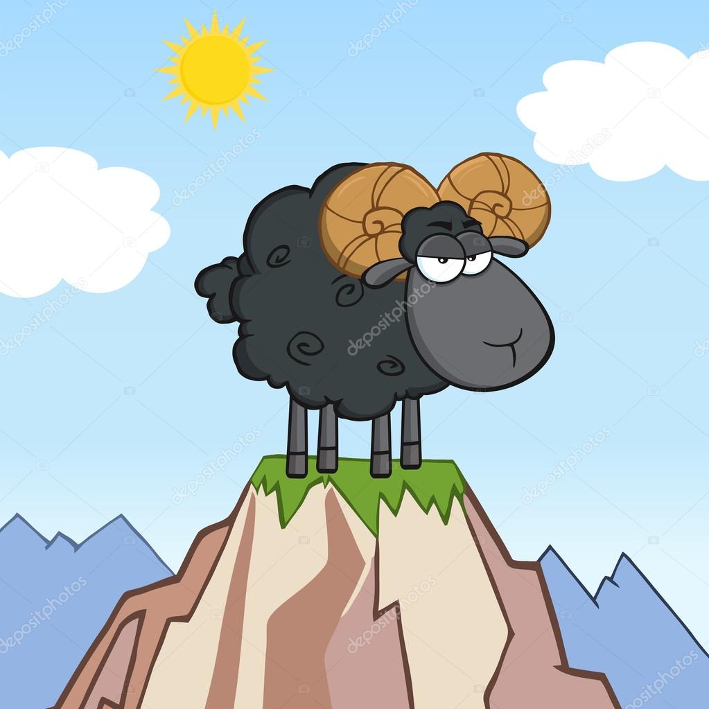 Ram Sheep Cartoon Character Stock Vector Image by ©HitToon #61070005