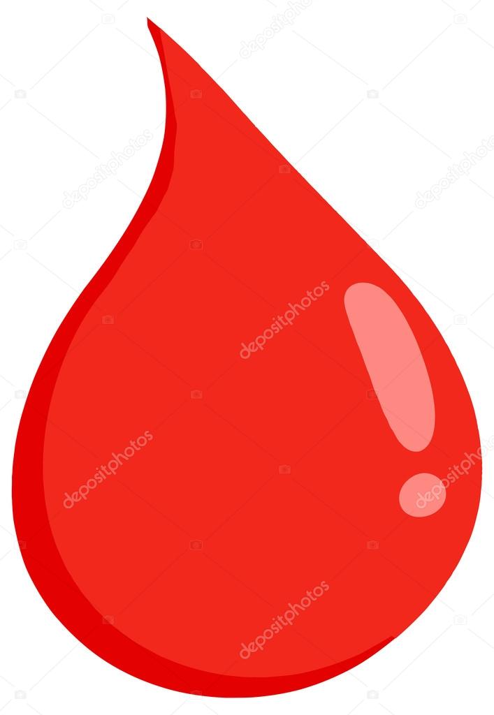 Cartoon Blood Drop Stock Vector Image by ©HitToon #61071157