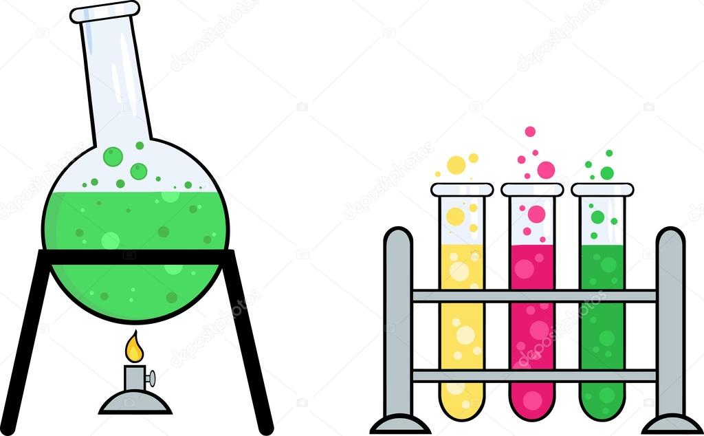 Equipment From A Chemistry Laboratory Stock Vector Image by ©HitToon ...