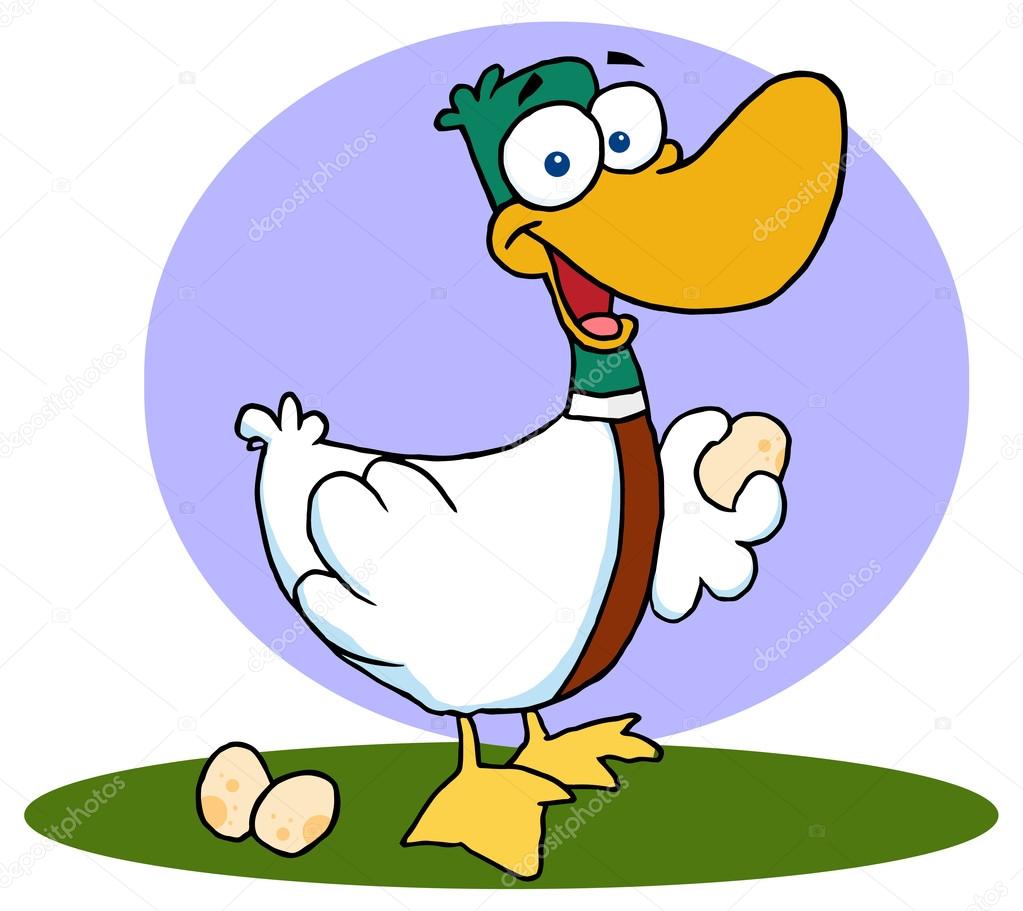 Animal de dibujos animados ganso Vector de stock por ©HitToon 61072999