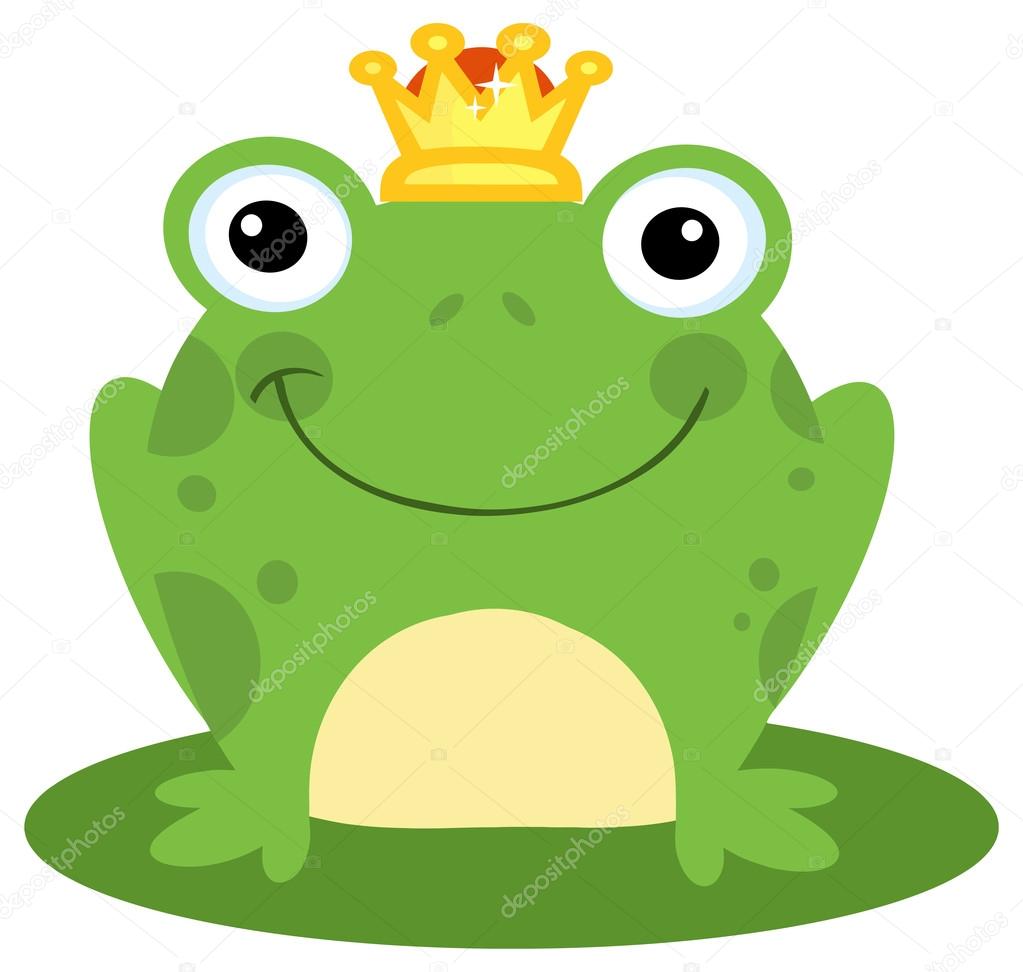 Cute Frog Prince Clipart