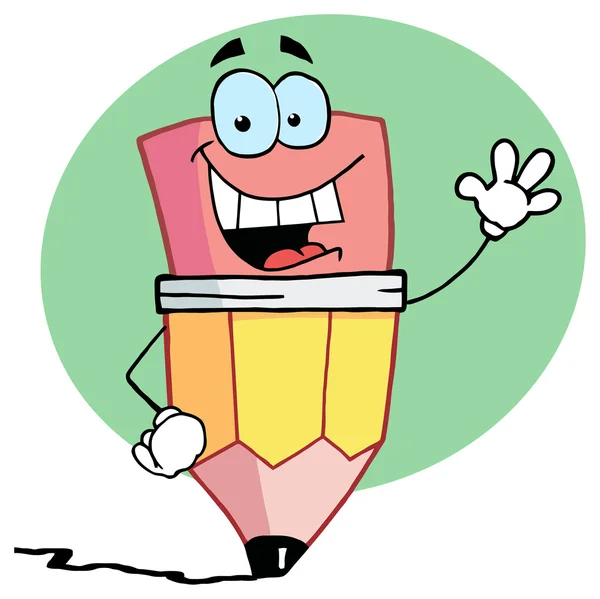 Pencil Cartoon Character Stock Vector Image by ©HitToon #61069467