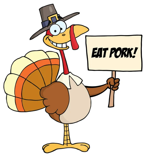 Funny Turkey Eat Beef