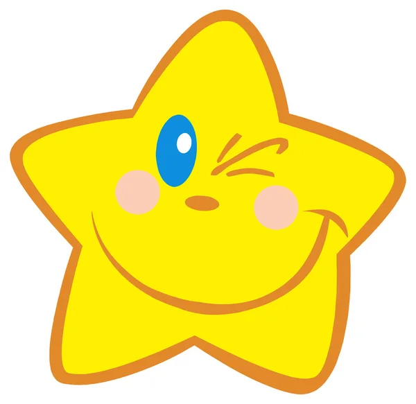 Gwiazda oko winking Vector Art Stock Images | Depositphotos