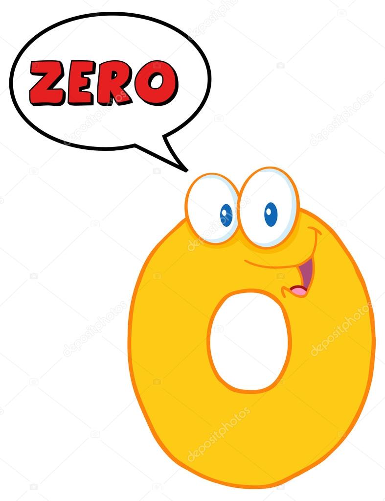 Zero Funny Cartoon Character Stock Vector by ©HitToon 61081175