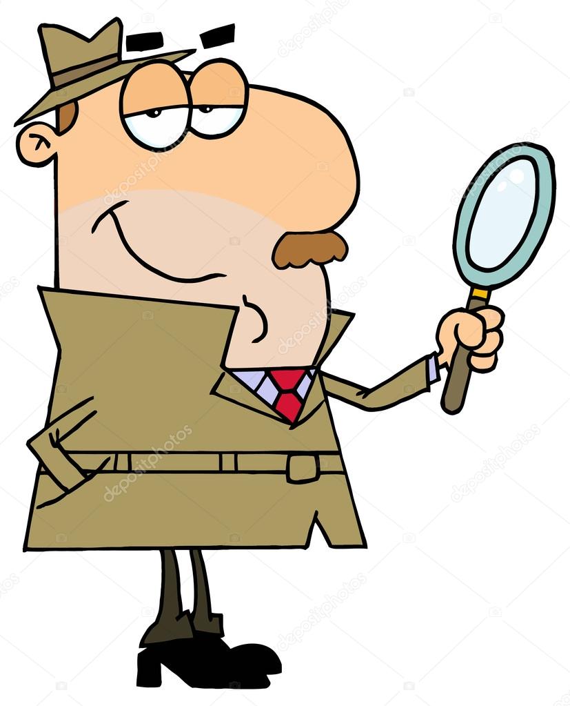 Detective Magnifying Glass Clipart
