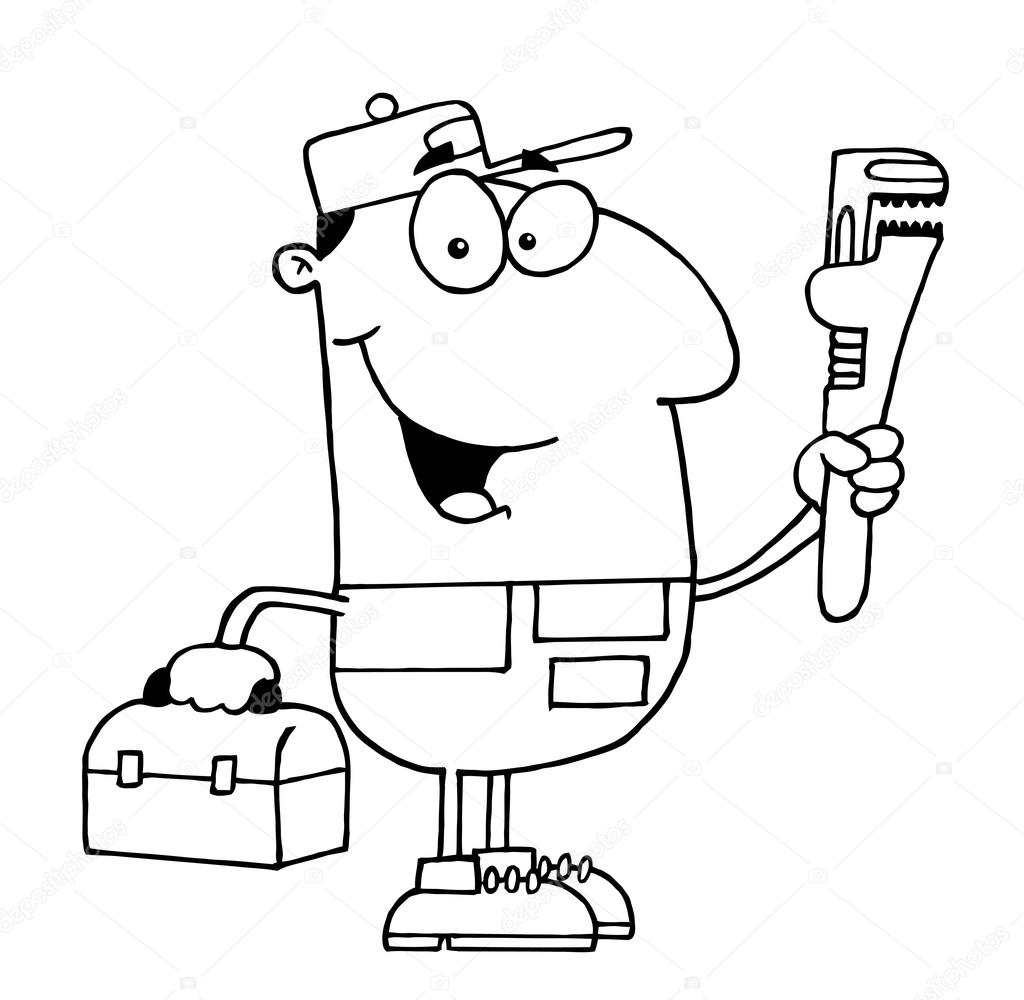Mechanic Tools Coloring Pages