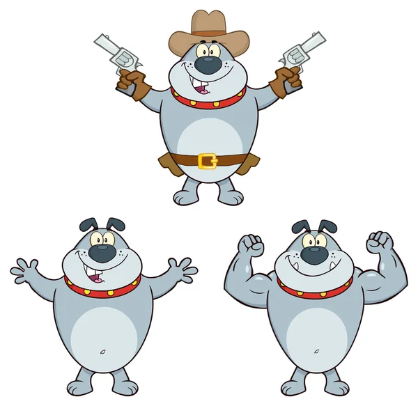 Brown Bulldog Cowboy Stock Vector Image by ©HitToon #61063685