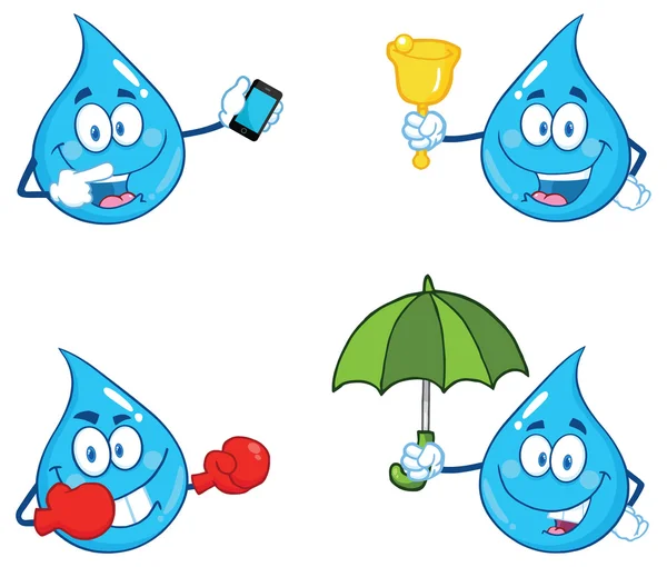 Cartoon Water Drop Stock Vector Image by ©HitToon #61110339