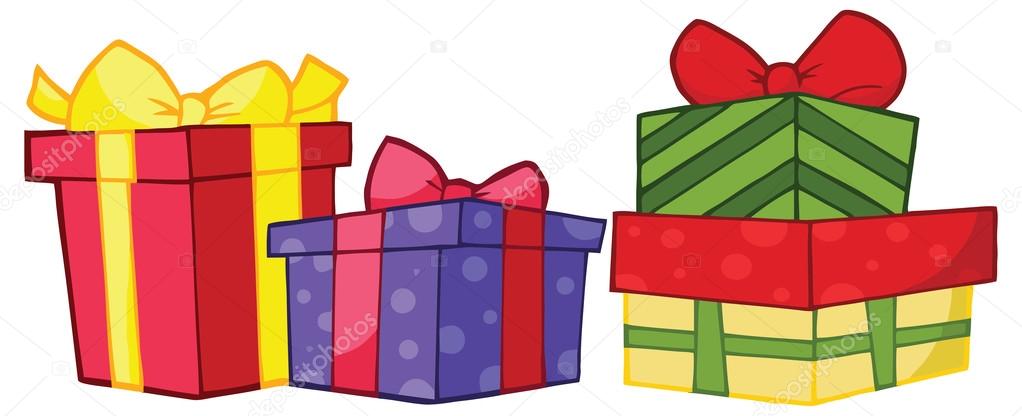 Cartoon gifts boxes Stock Vector Image by ©HitToon #61108545