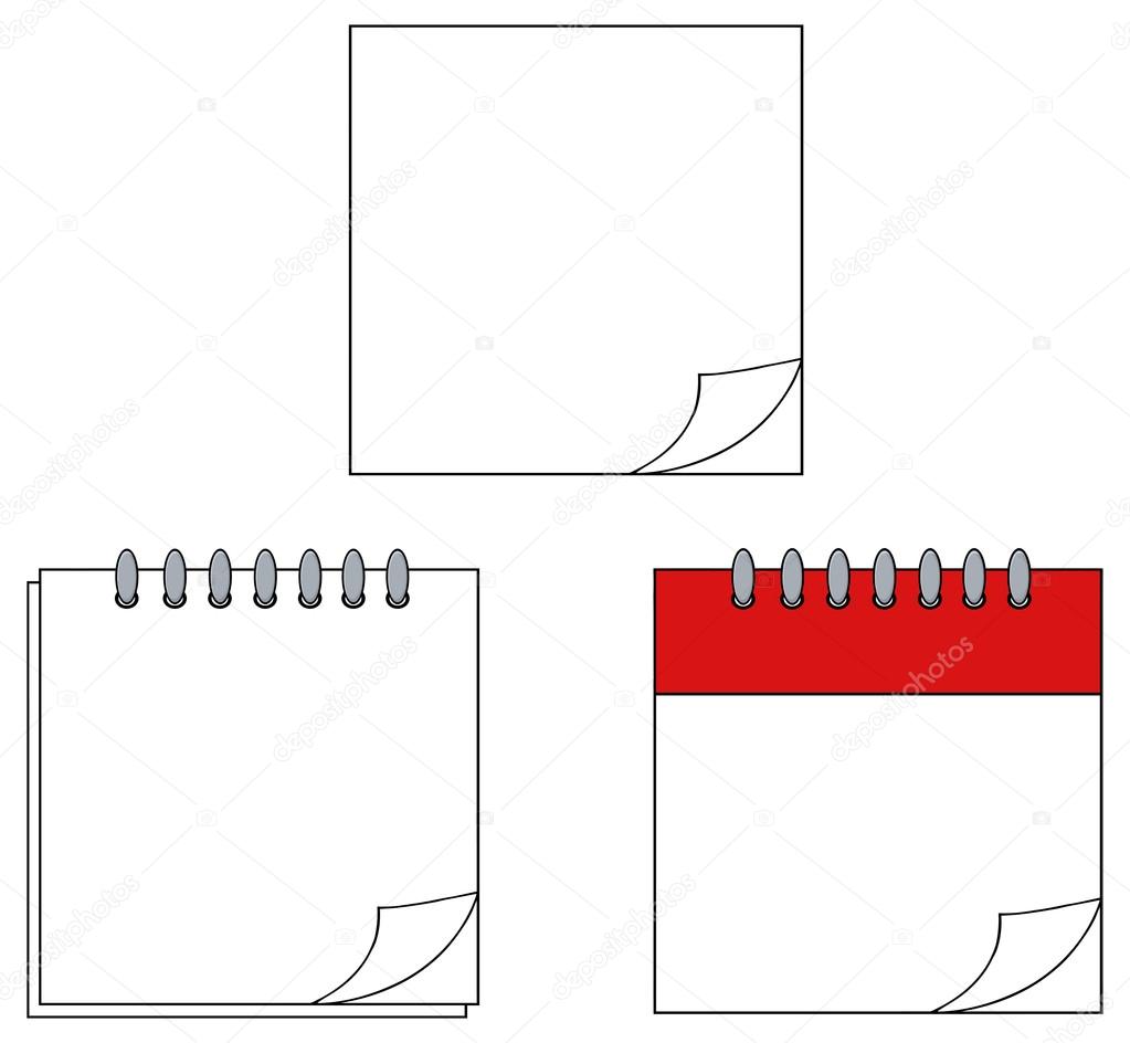 Tear-off Calendar page Stock Vector Image by ©HitToon #61109357