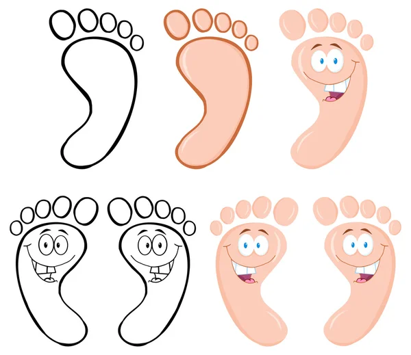 Happy feet Vector Art Stock Images | Depositphotos