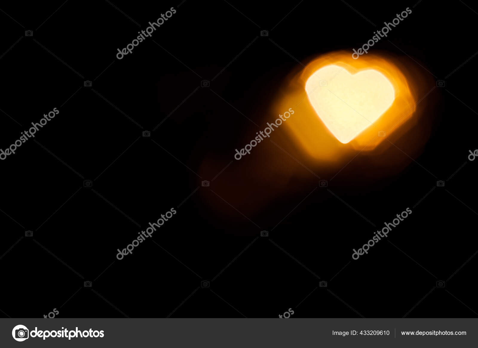 Blurry Heart Light Backgrounds