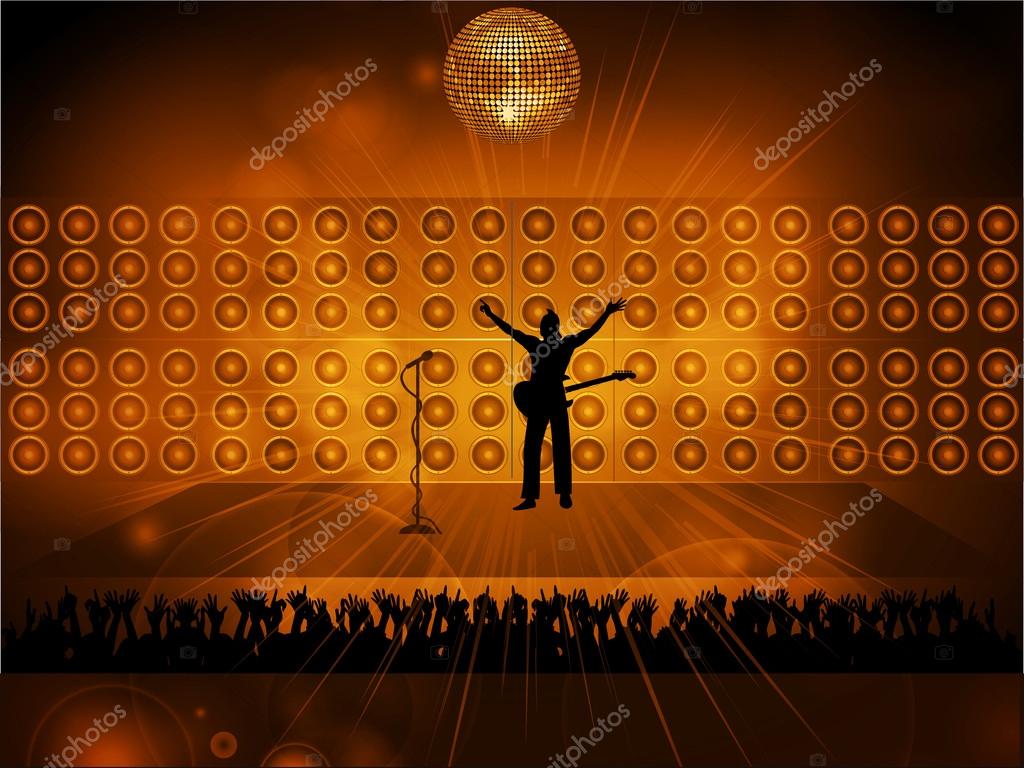 Rockstar On Stage Crowd