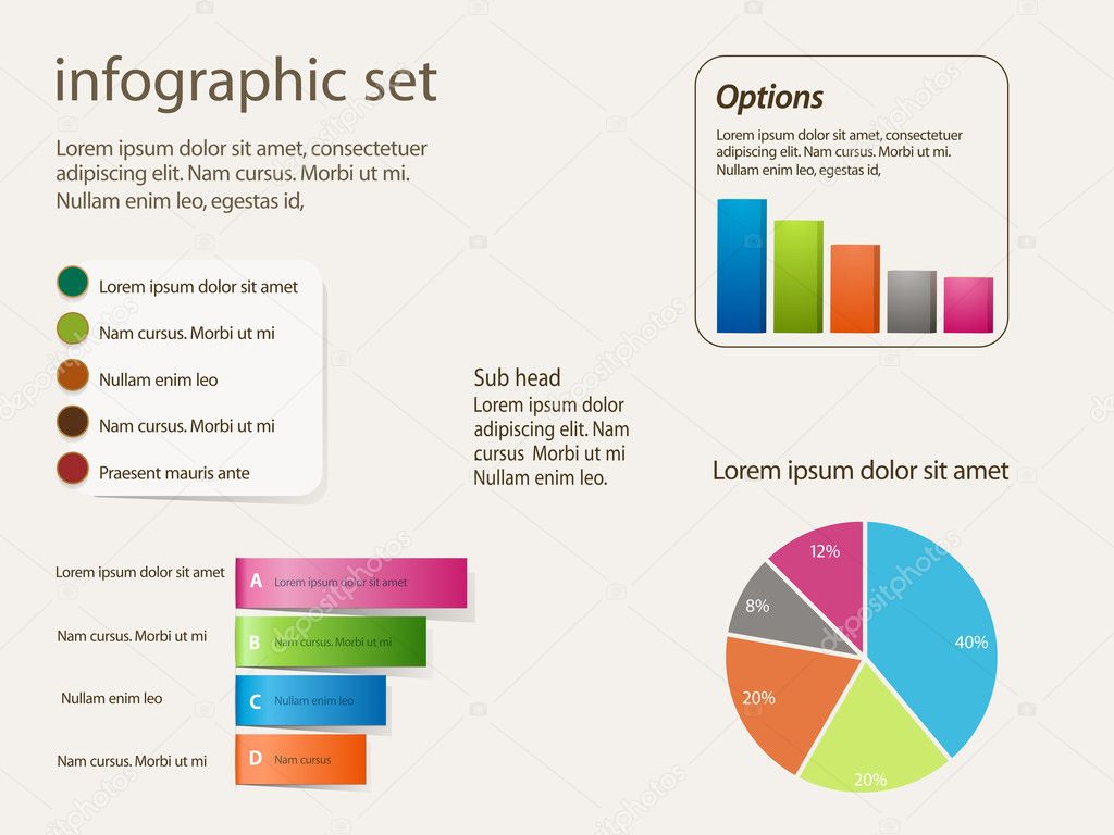 Infographic set background Stock Vector Image by ©elaineitalia #78037940