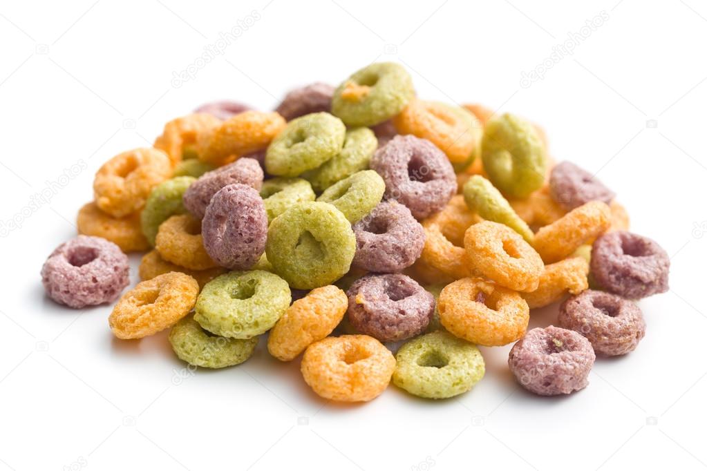 Colorful cereal rings — Stock Photo © jirkaejc #71394473