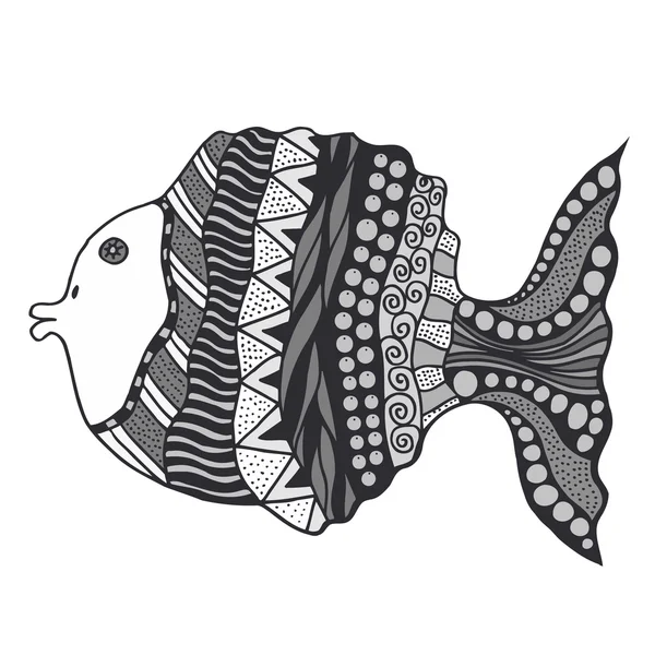 Doodle fish illustration. Stock Illustration by ©frescomovie #111699728