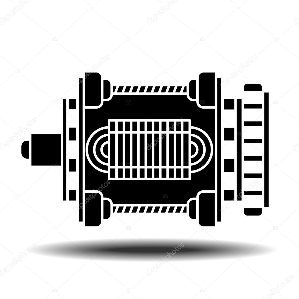 Image vectorielle Icône moteur électrique par ©frescomovie - 112276268