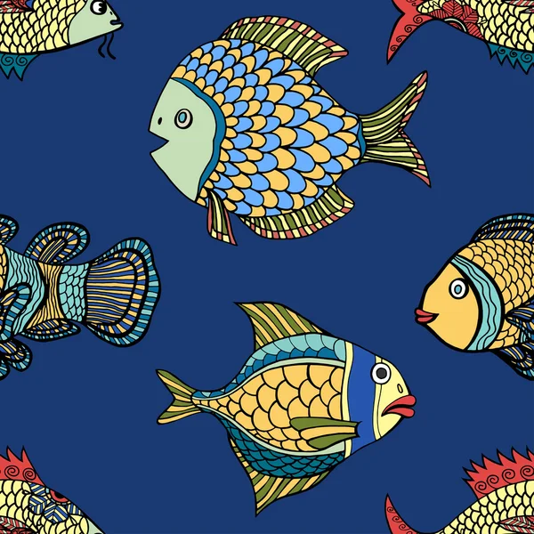 Cartoon fish pattern Stock Vector Image by ©maritime_m #52770179