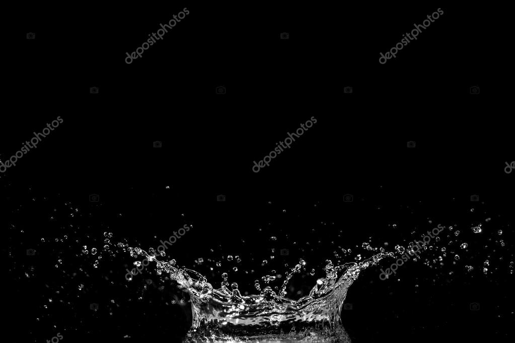Single water splash Stock Photo by ©mreco99 63827107