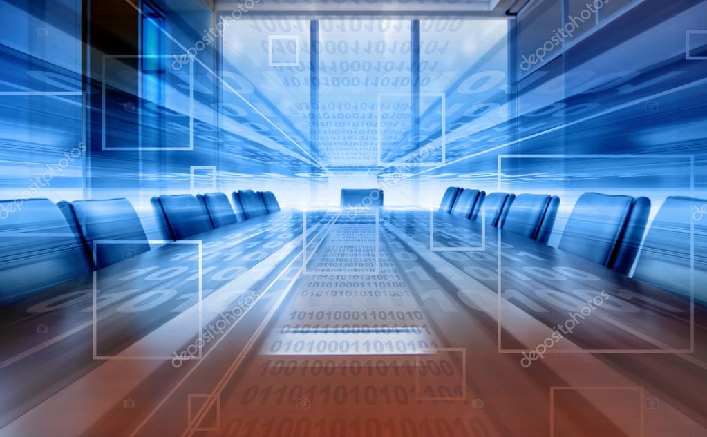 Digital meeting room — Stock Photo © ssuaphoto #97173996