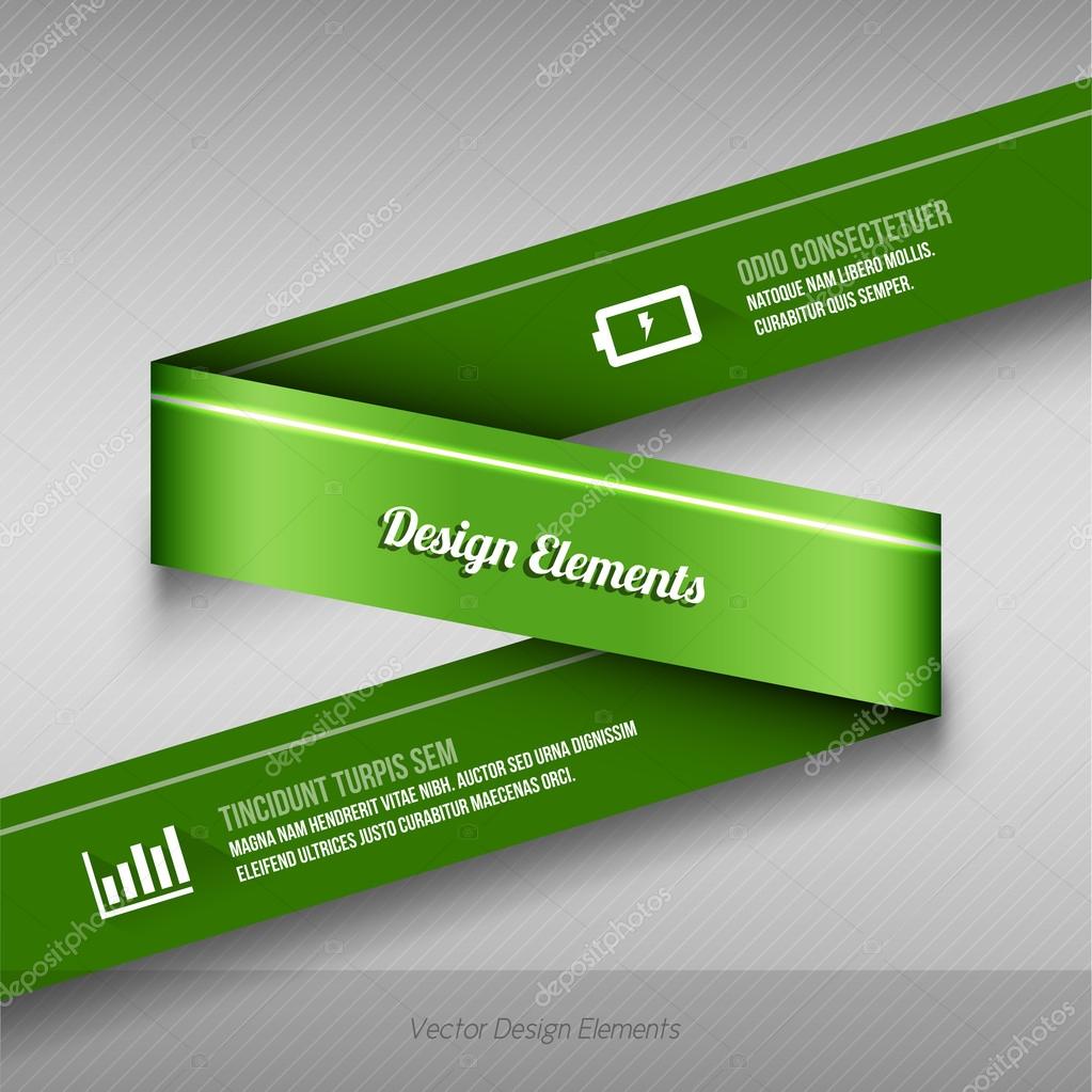 Vector background options banner. Vector design elements. Stock Vector ...