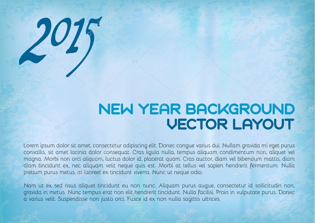 2015 Layout Stock Vector Image by ©vlastas #54392079