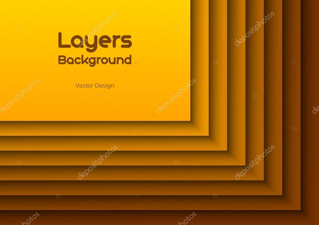 Orange Layeres Stock Vector by ©vlastas 54789433