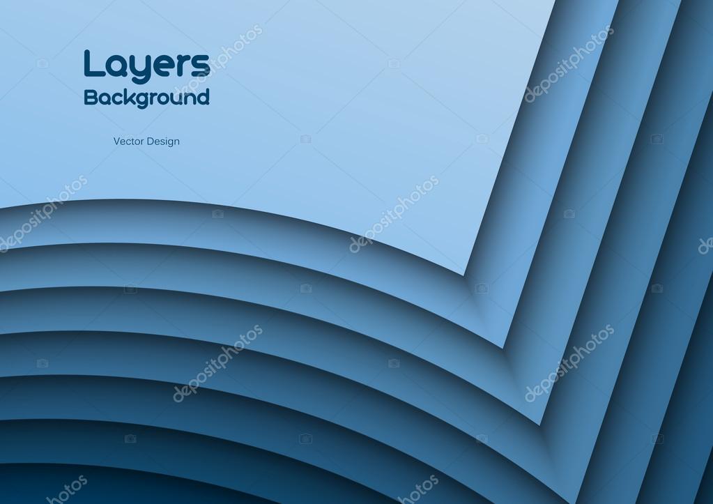 Blue Layeres Stock Vector Image by ©vlastas #57129035