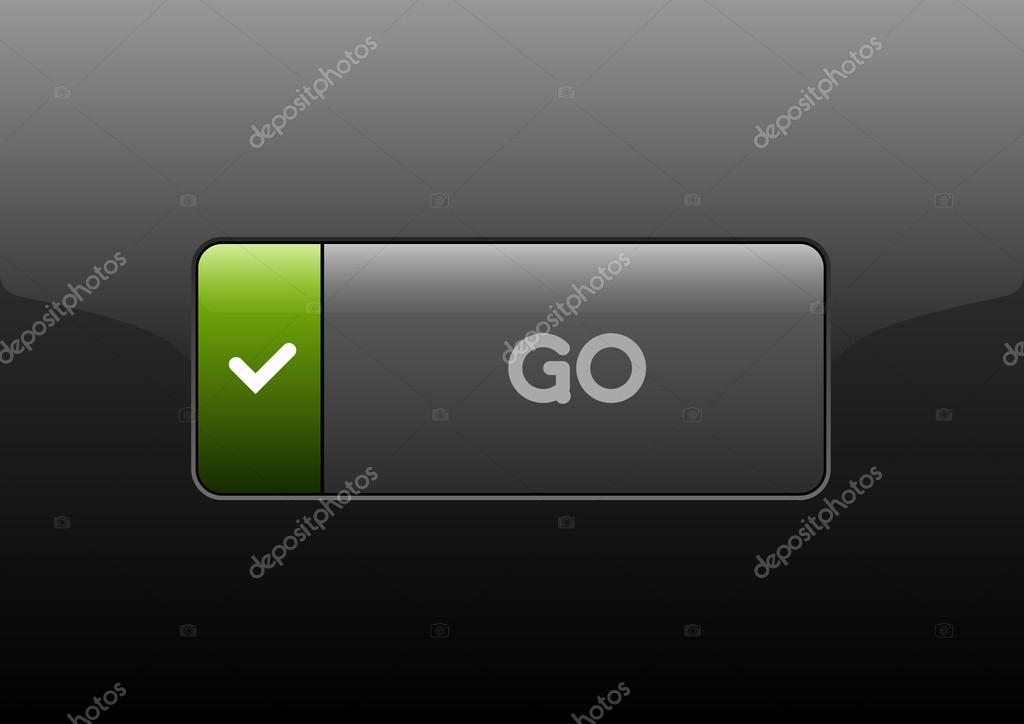 Go Button Stock Vector by ©vlastas 70125621