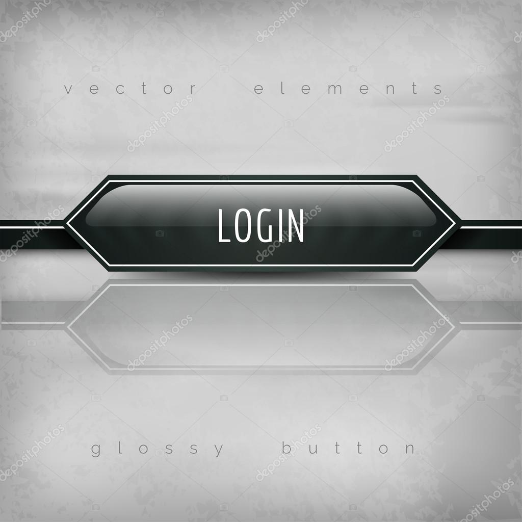 Botón Login Vector de stock #70125851 de ©vlastas
