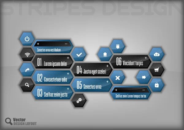 Hexagon Layout Stock Vector Image by ©vlastas #71780265