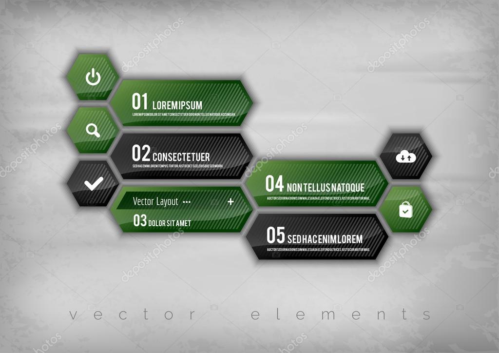 Hexagon Layout Stock Vector by ©vlastas 71930975