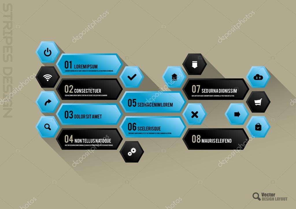 Hexagon Interface Stock Vector by ©vlastas 71931343