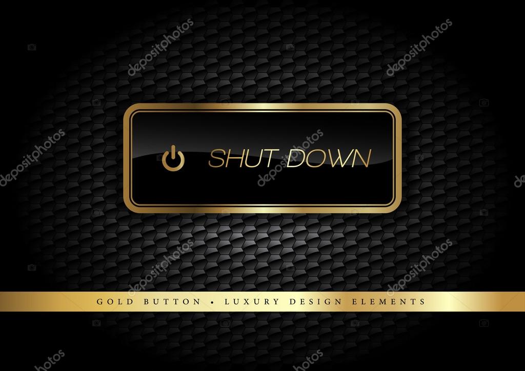 Gold Button Stock Vector by ©vlastas 74744003