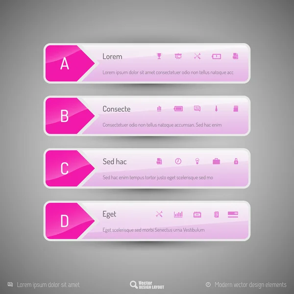 Design layout, modern symbols, tabs Stock Vector Image by ©vlastas ...