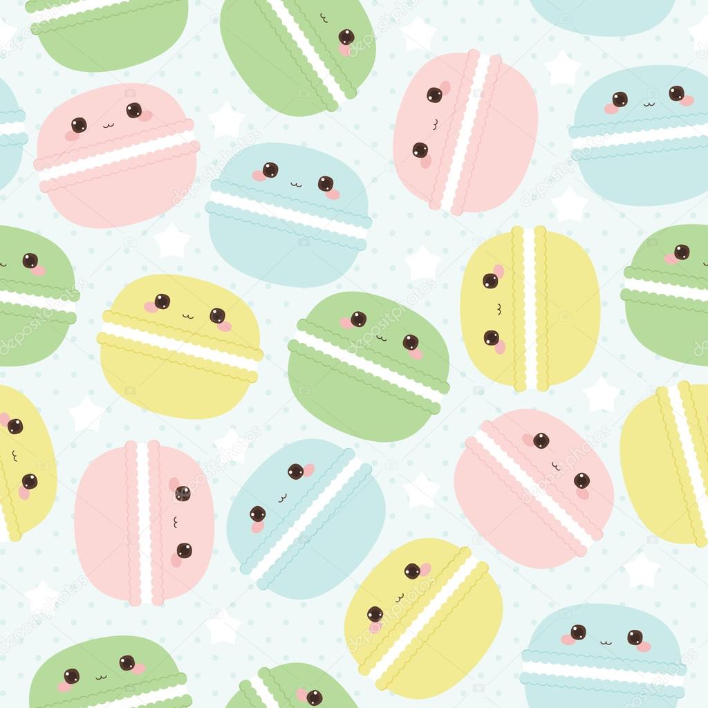 Cute Macaroons Wallpaper